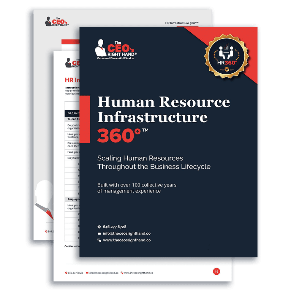 HR Infrastructure 360 | The CEO's Right Hand